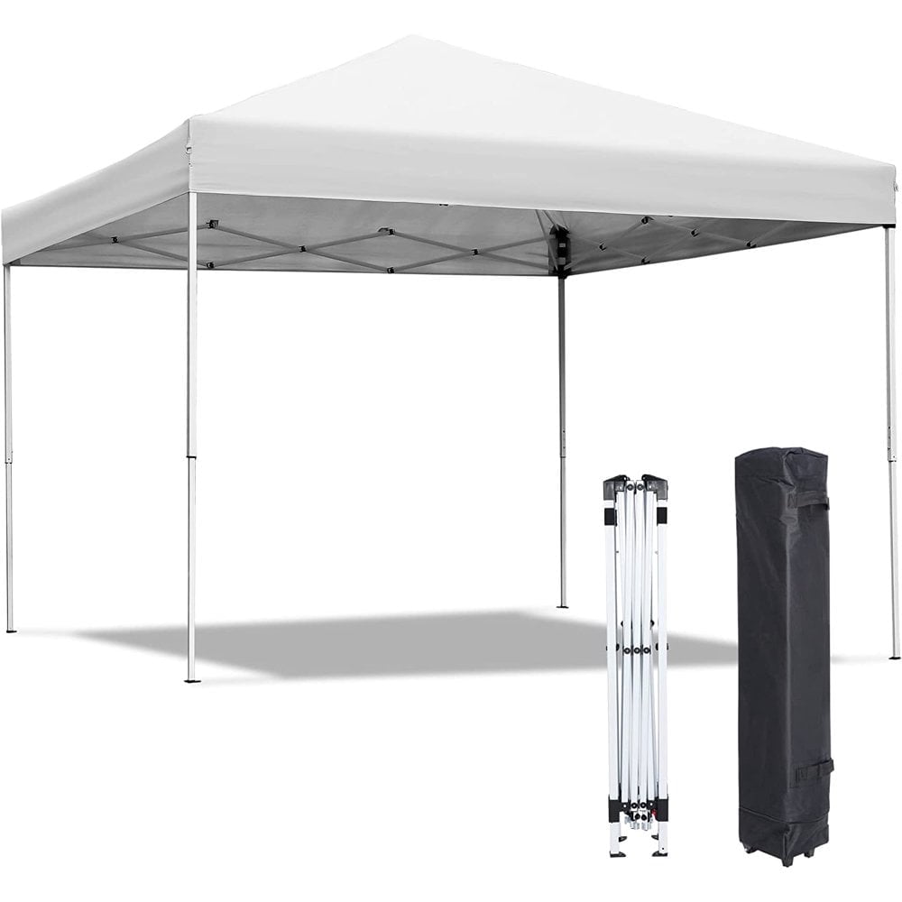 YORIN 10'x10' Pop Up Canopy Tent, Collapsible & Easy to Push, Quick Set ...