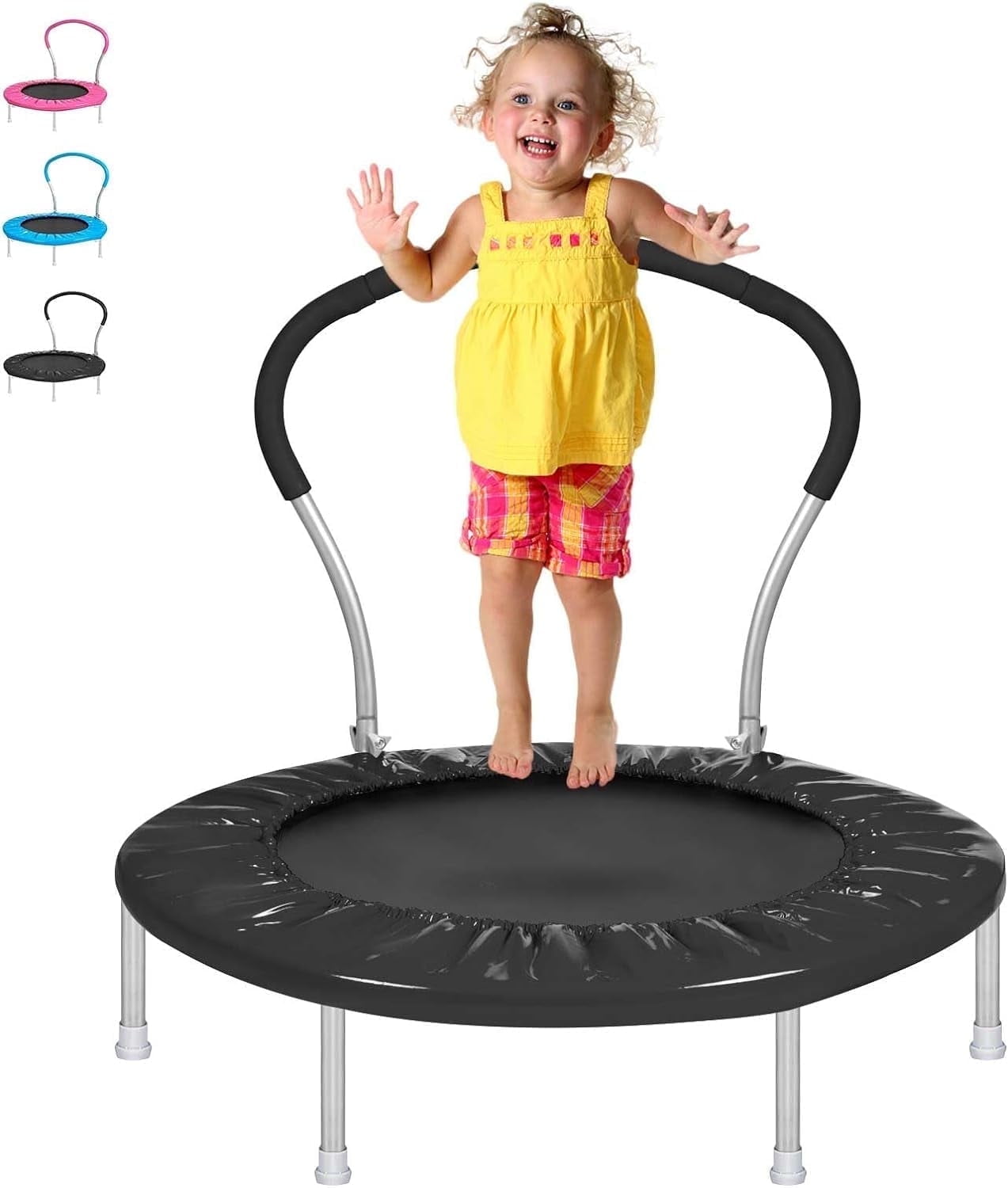 YORIN 36" Trampoline for Kids, 3FT Mini Toddler Trampoline with ...