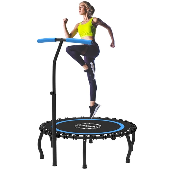 YORIN Rebounder Foldable Trampoline for Adults, 330LBS Fitness Indoor ...
