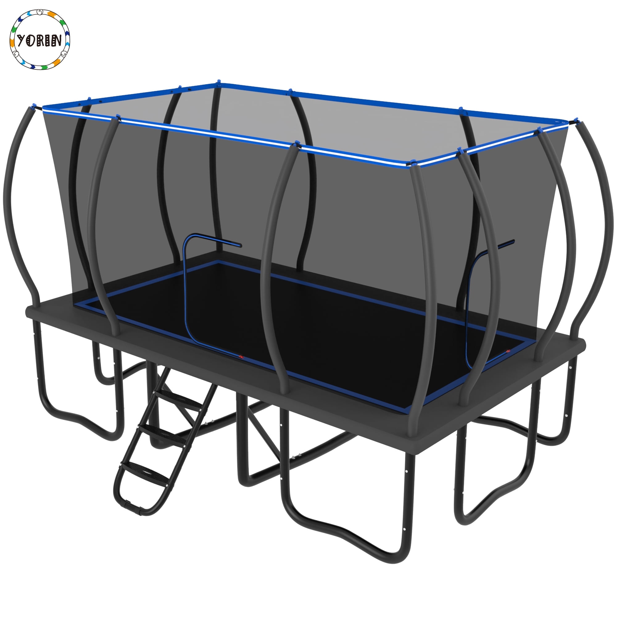 YORIN Trampoline, 10FT x 17FT Rectangular Trampoline for Kids Adults ...