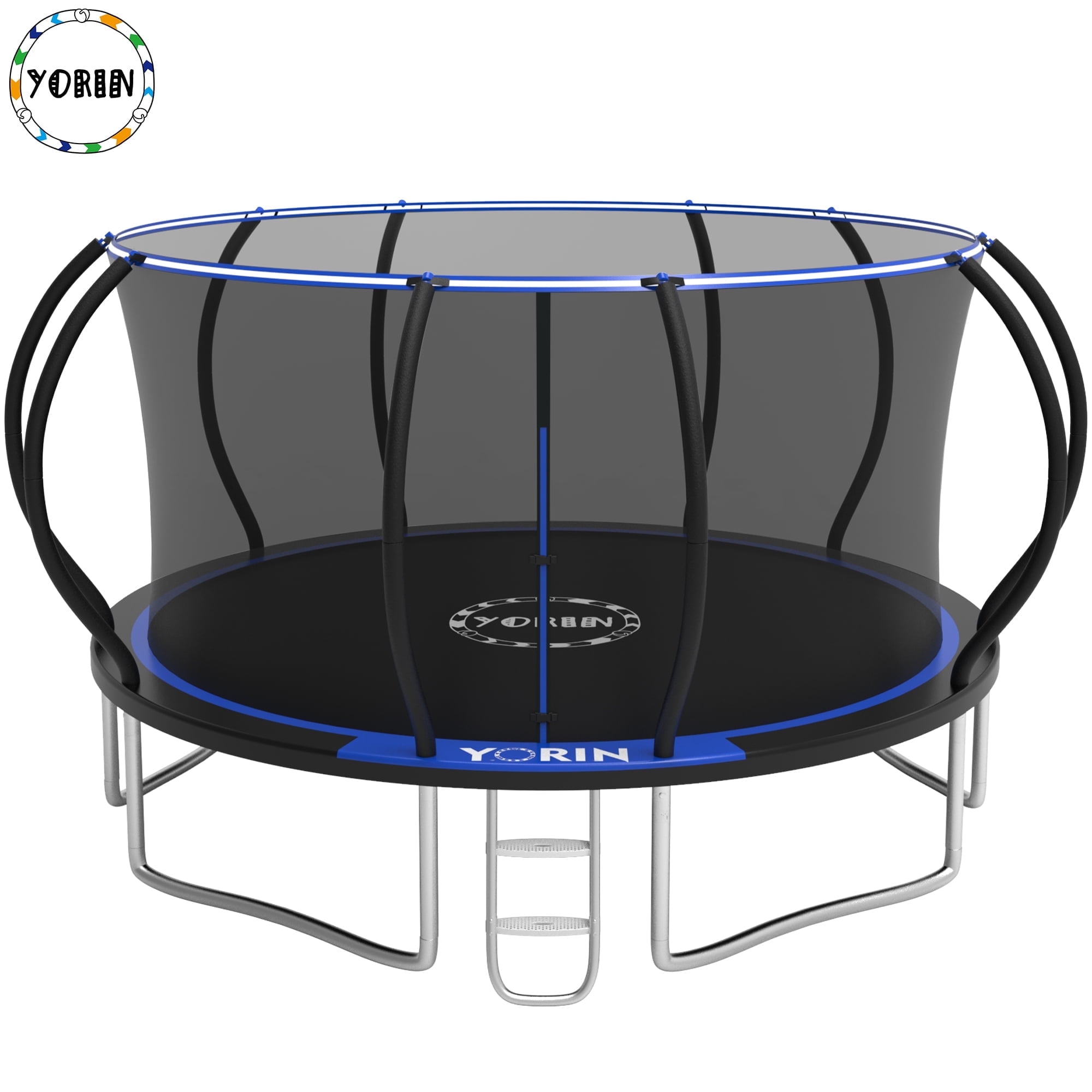 YORIN Trampoline, 14FT 12FT 10FT Trampoline with Enclosure Net, 1400LBS ...