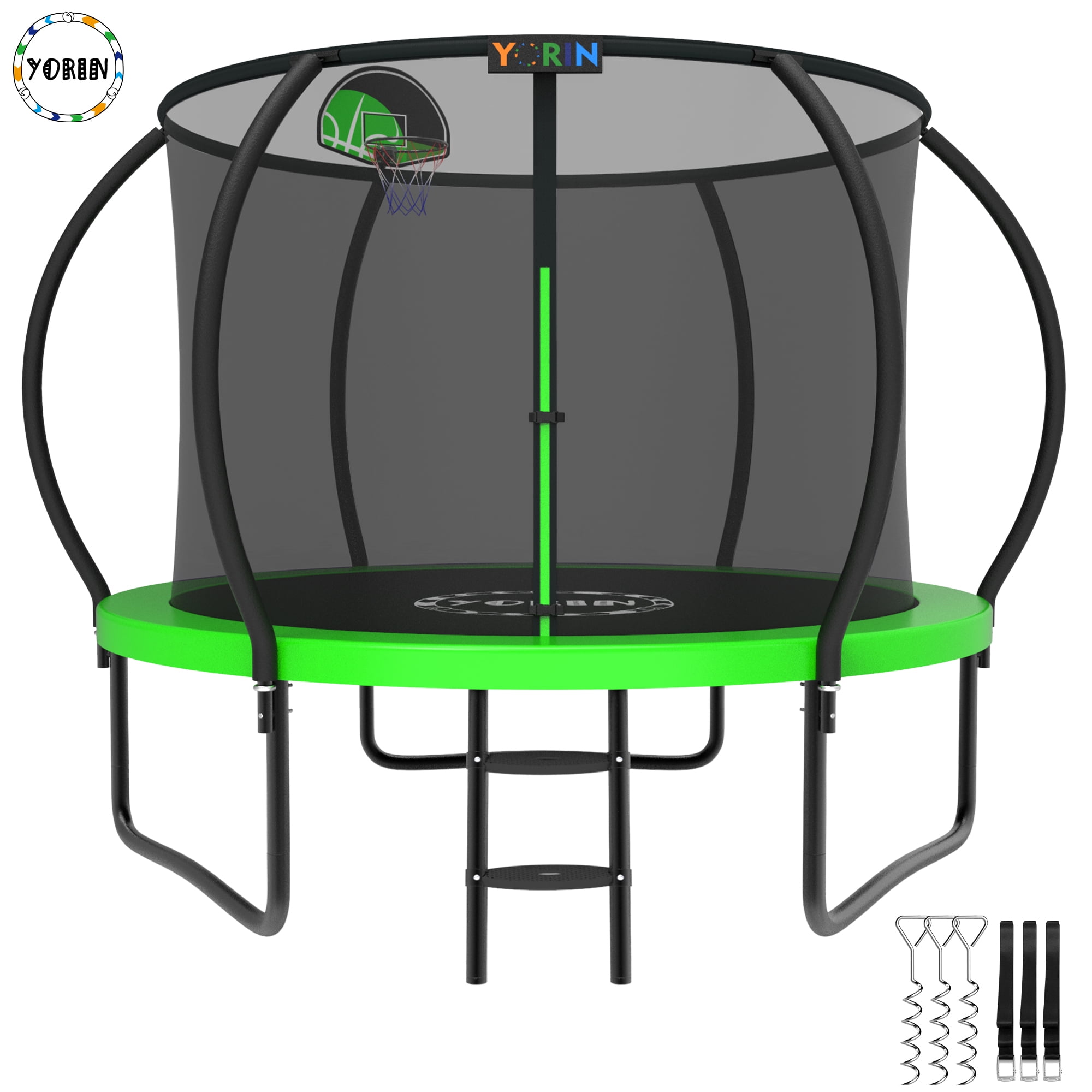 YORIN Trampoline for 3-4 Kids, 10FT Trampoline for Adults with ...