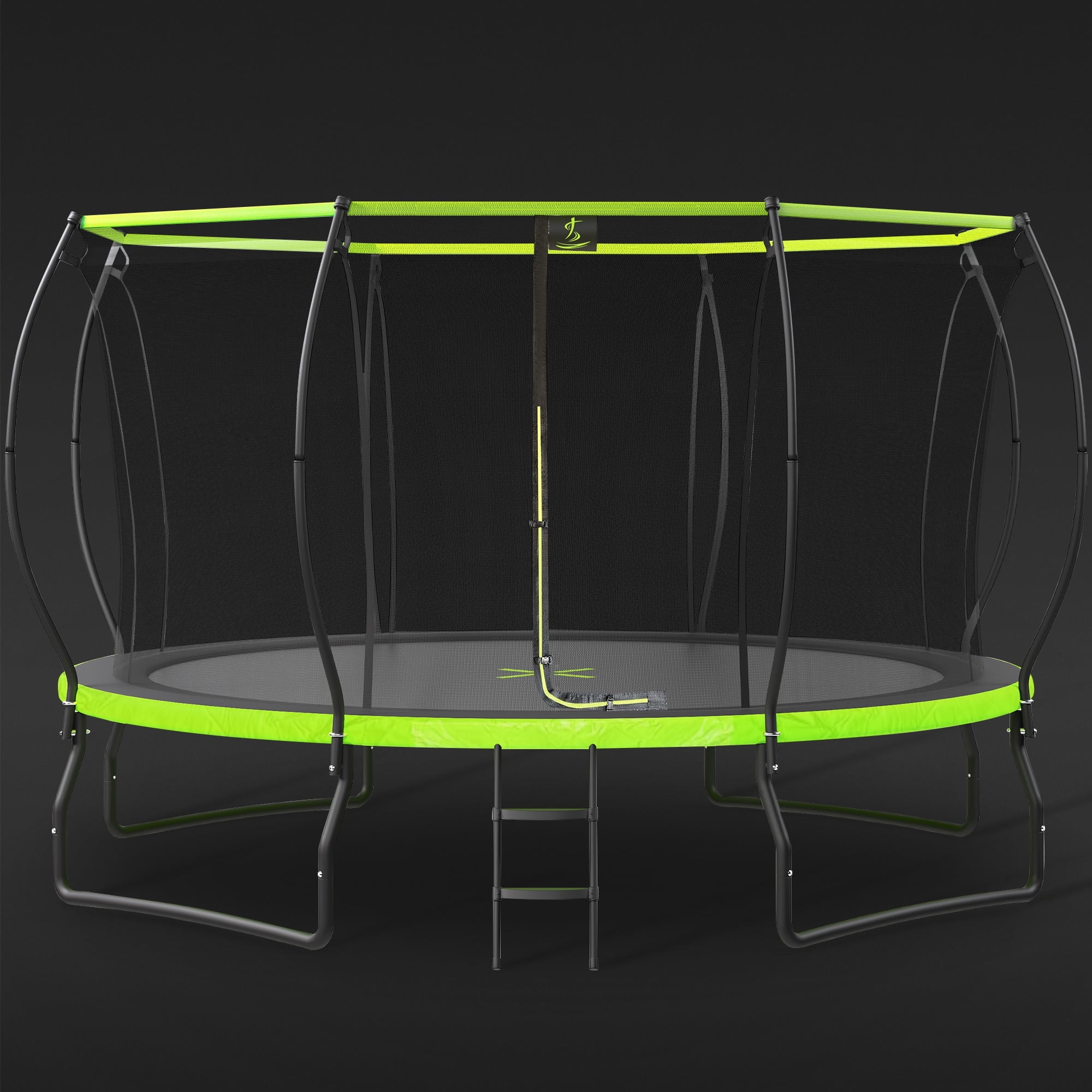 YORIN 14FT Heavy Duty Round Trampoline for Adults & Kids with Safety ...