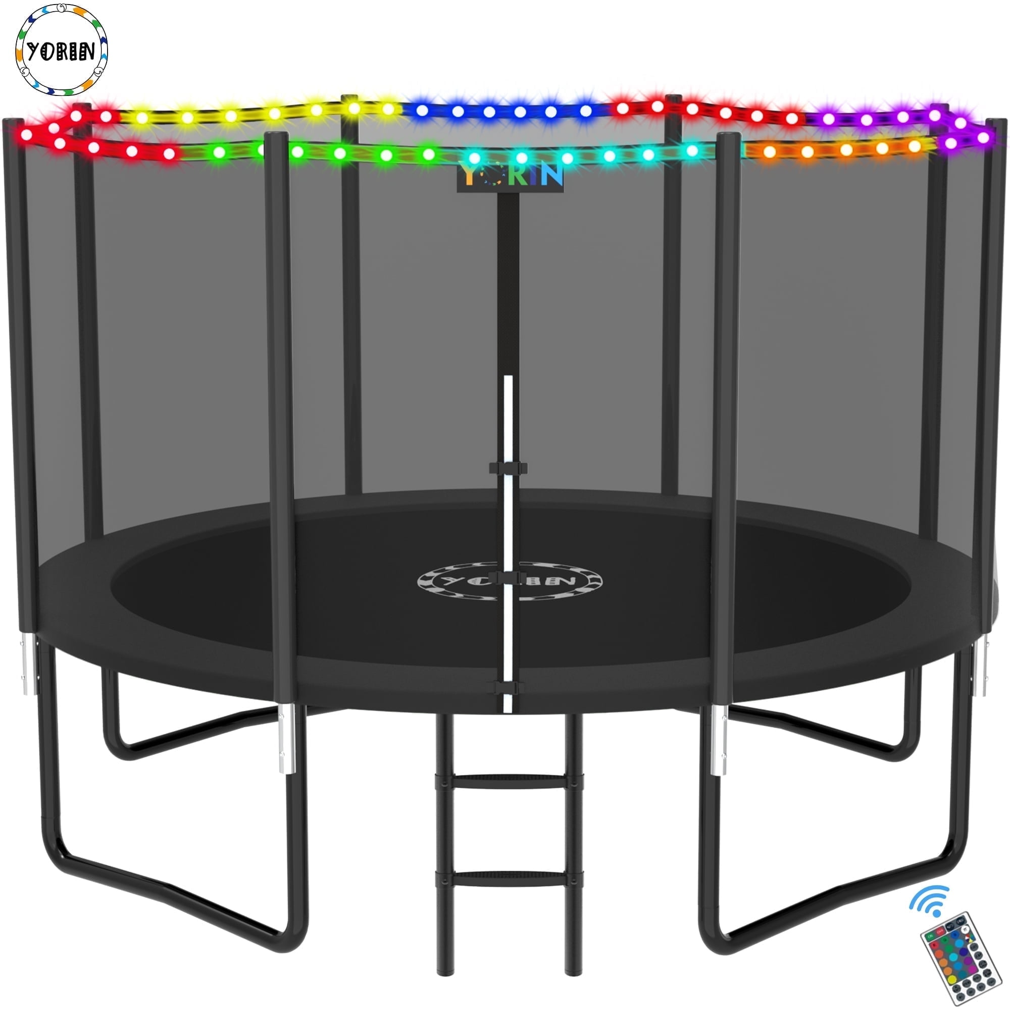 YORIN Trampoline for 6-7 Kids, 14FT 12FT 10FT 8FT Trampoline for Adults ...