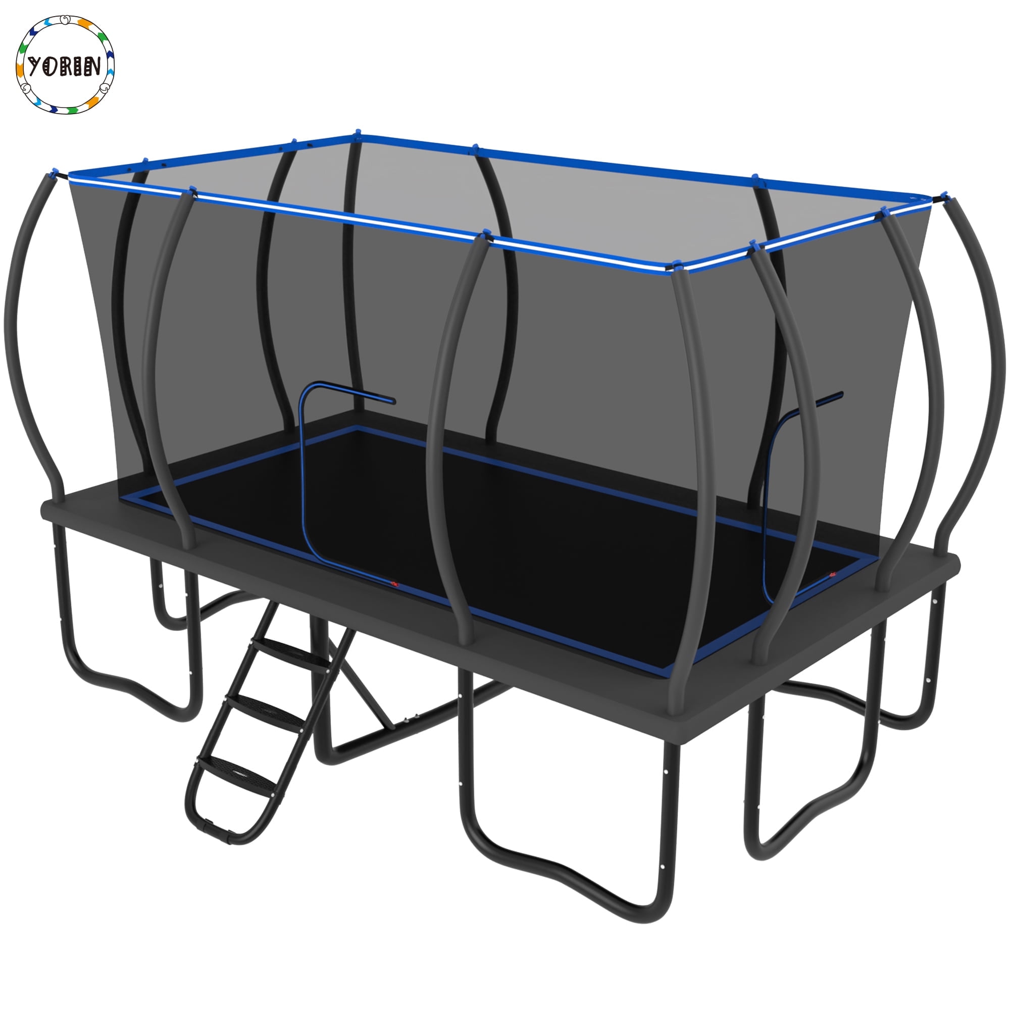 YORIN Trampoline, 9FT x 15FT Rectangular Trampoline for Kids Adults ...