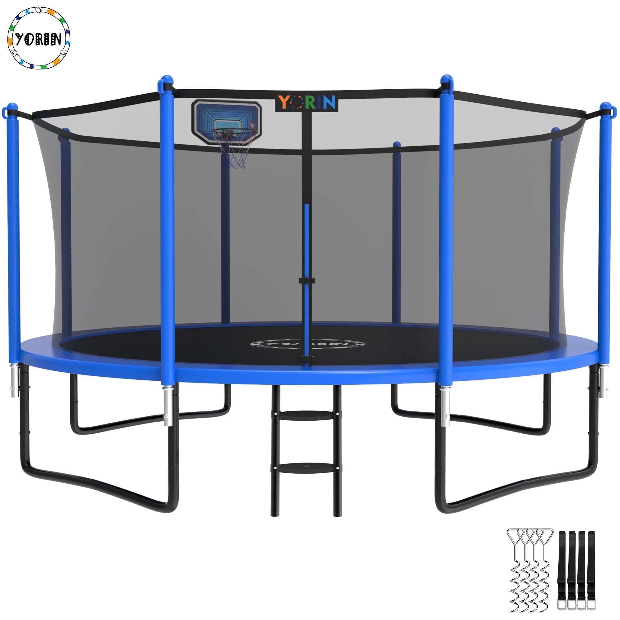 YORIN Trampoline with Enclosure Net, 1400LBS 14FT 16FT 14FT 15FT ...