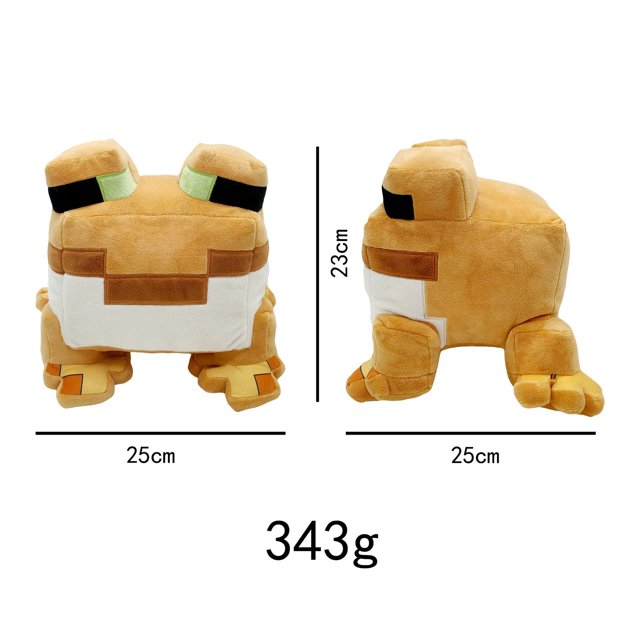 YORTOOB Minecraft Orange Frog Toad Plush Toy Gift for Game Fan Kids ...