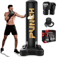 Gymax Combo Kit: Heavy Duty Boxing Stand with Heavy & Speed Bag for ...
