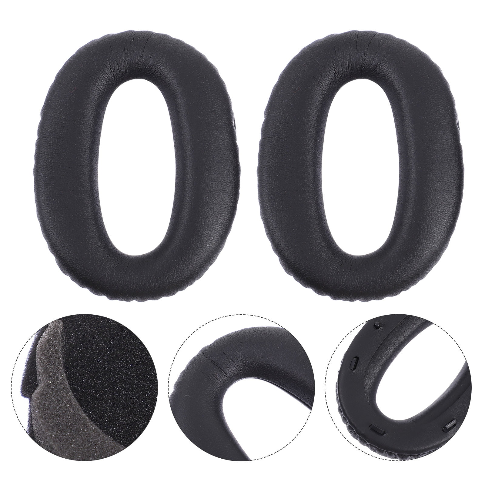 YOSADIER 1 Pair Supple Cover for Headset Leather Ear Pad Replacement ...