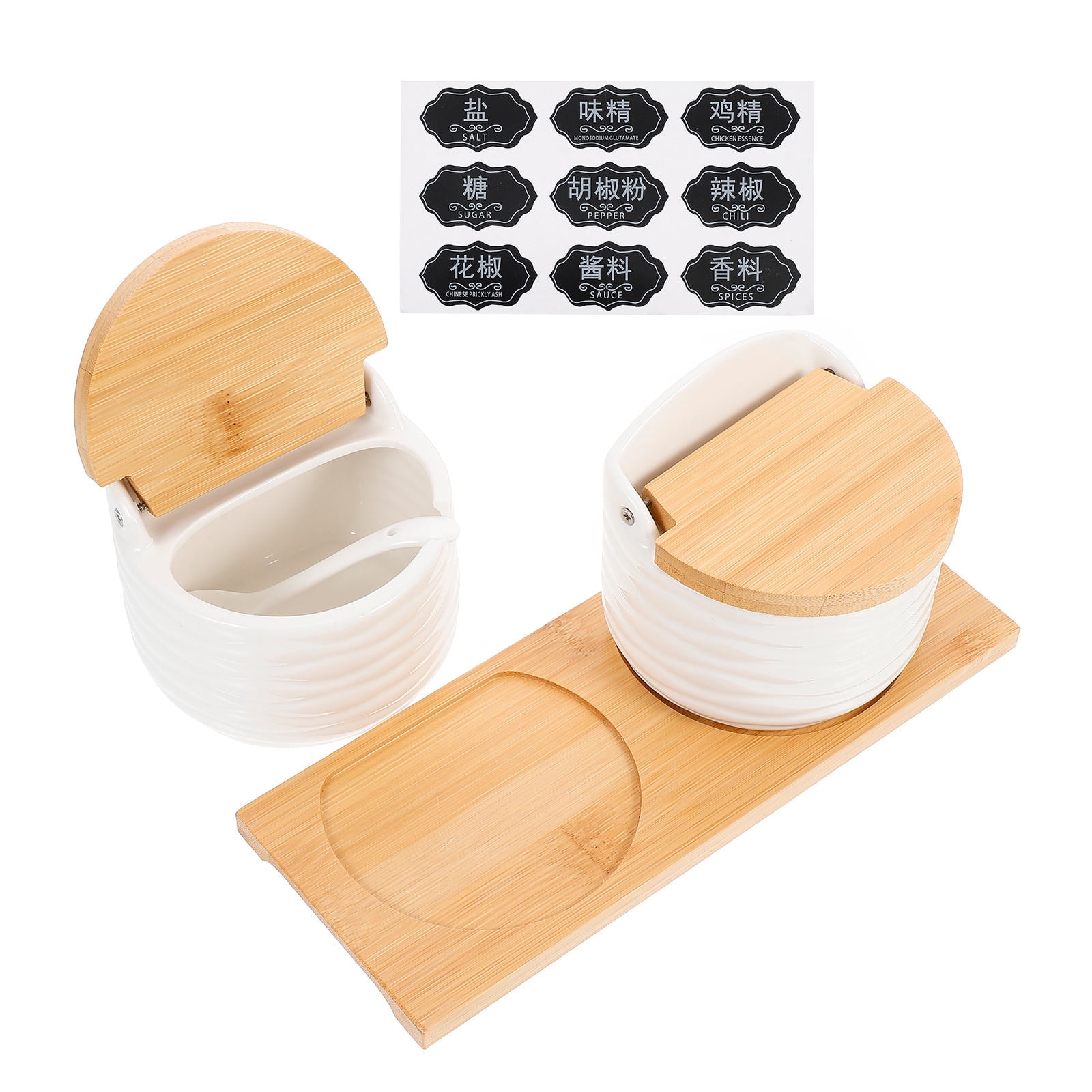 YOSADIER 1 Set Salt and Seasoning Container High Temperature Resistance ...