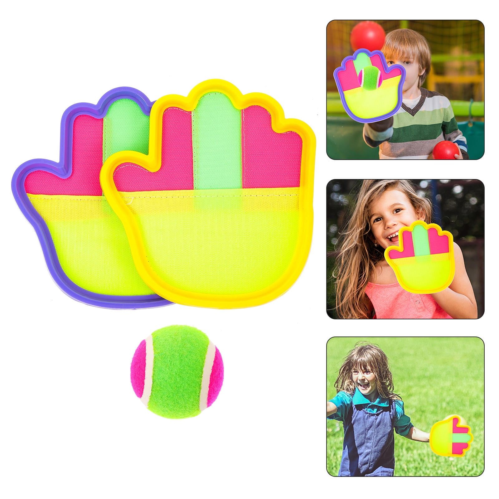 YOSADIER 1 Set of Catch Game Kid for Children PP Nylon Hand-eye ...