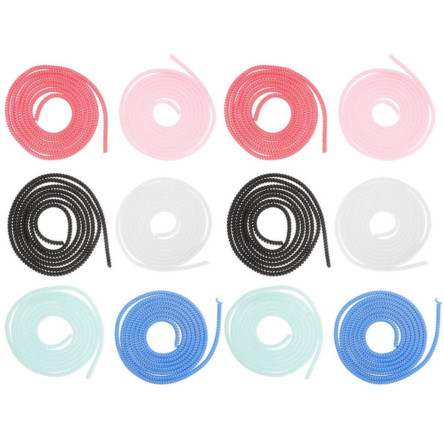 YOSADIER 12Pcs Round Tube Blue Cable Sleeve Wire Management Tool For ...