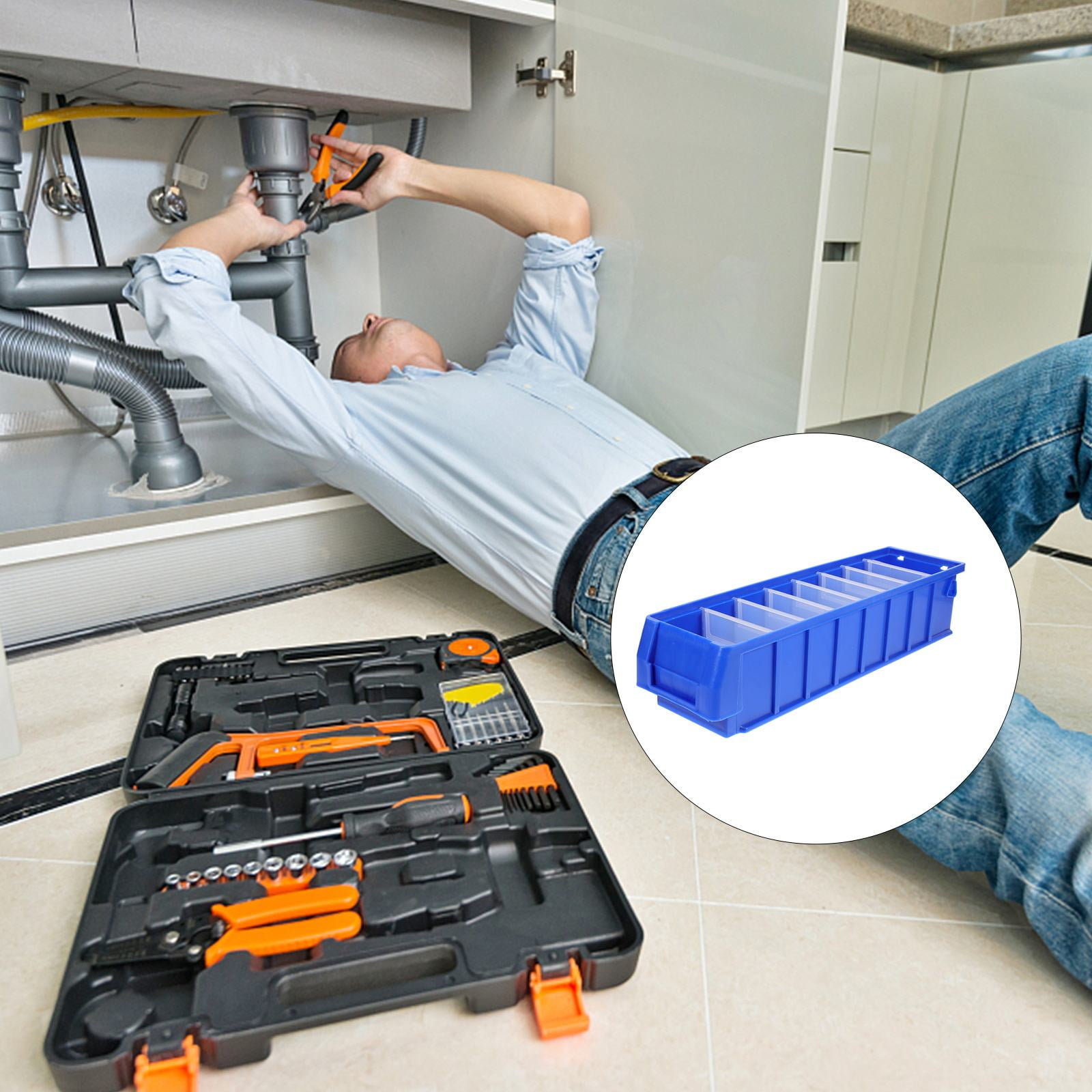 YOSADIER 1Pack Small Parts Box For Organizing Screws In Blue Color ...