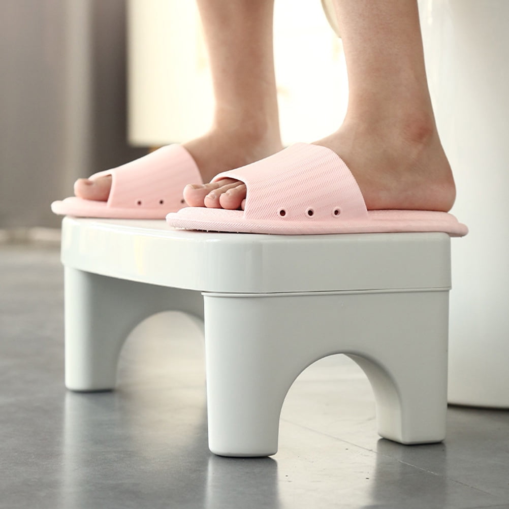 YOSADIER 1Pack Small Step Stool for Nursery and Bathroom Use in White ...
