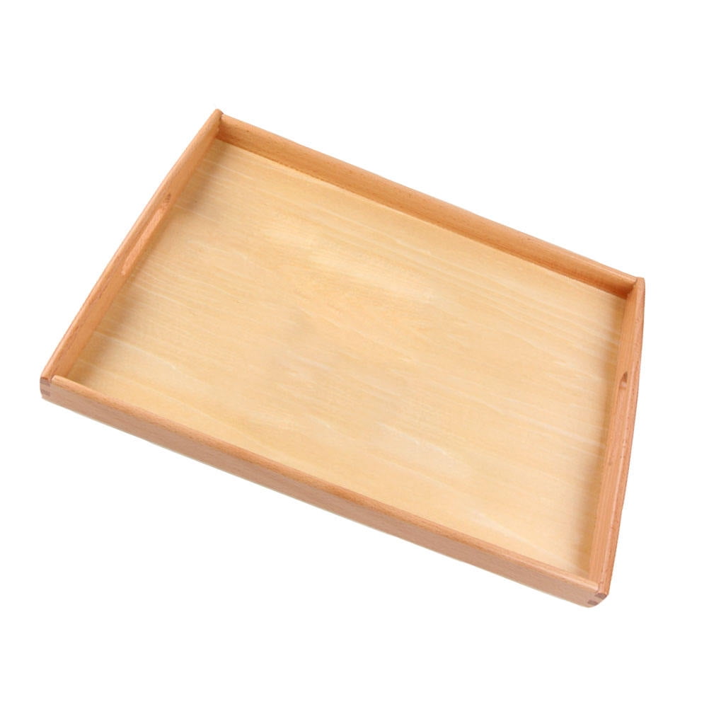 YOSADIER 1Pcs Crafting Tray Wood Tray with Handles for Kids Montessori ...