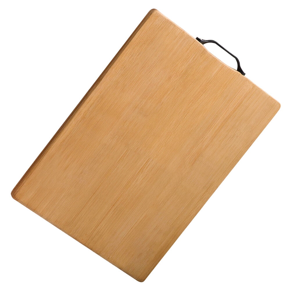YOSADIER 1Pcs Khaki Rectangular Bamboo Cutting Board for Non-Stick ...