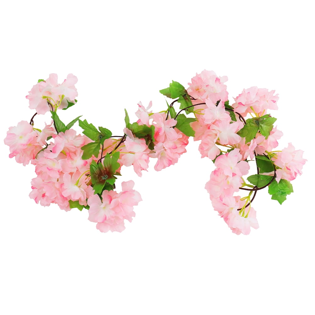 YOSADIER 1Pcs Simultion Rattan Wedding Artificial Flower Pink Plastic ...