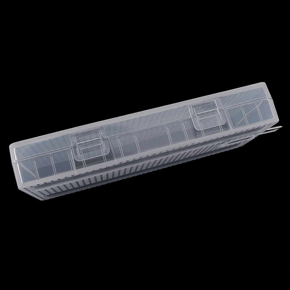 YOSADIER 1Set Transparent PP Plastic Battery Storage Box for Batteries ...