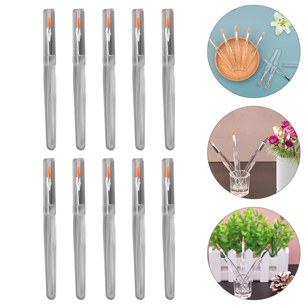 YOSADIER 20Pcs Lip Makeup Application Brushes with Covered Design for ...