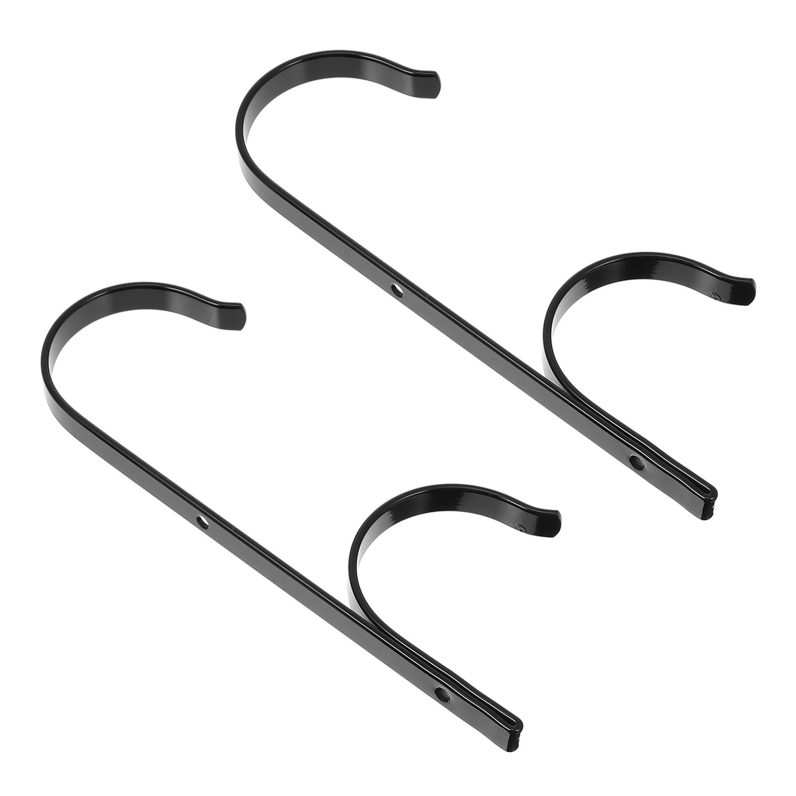 YOSADIER 2Pack Telescopic Pool Pole Hooks Black Rectangular for Pool ...
