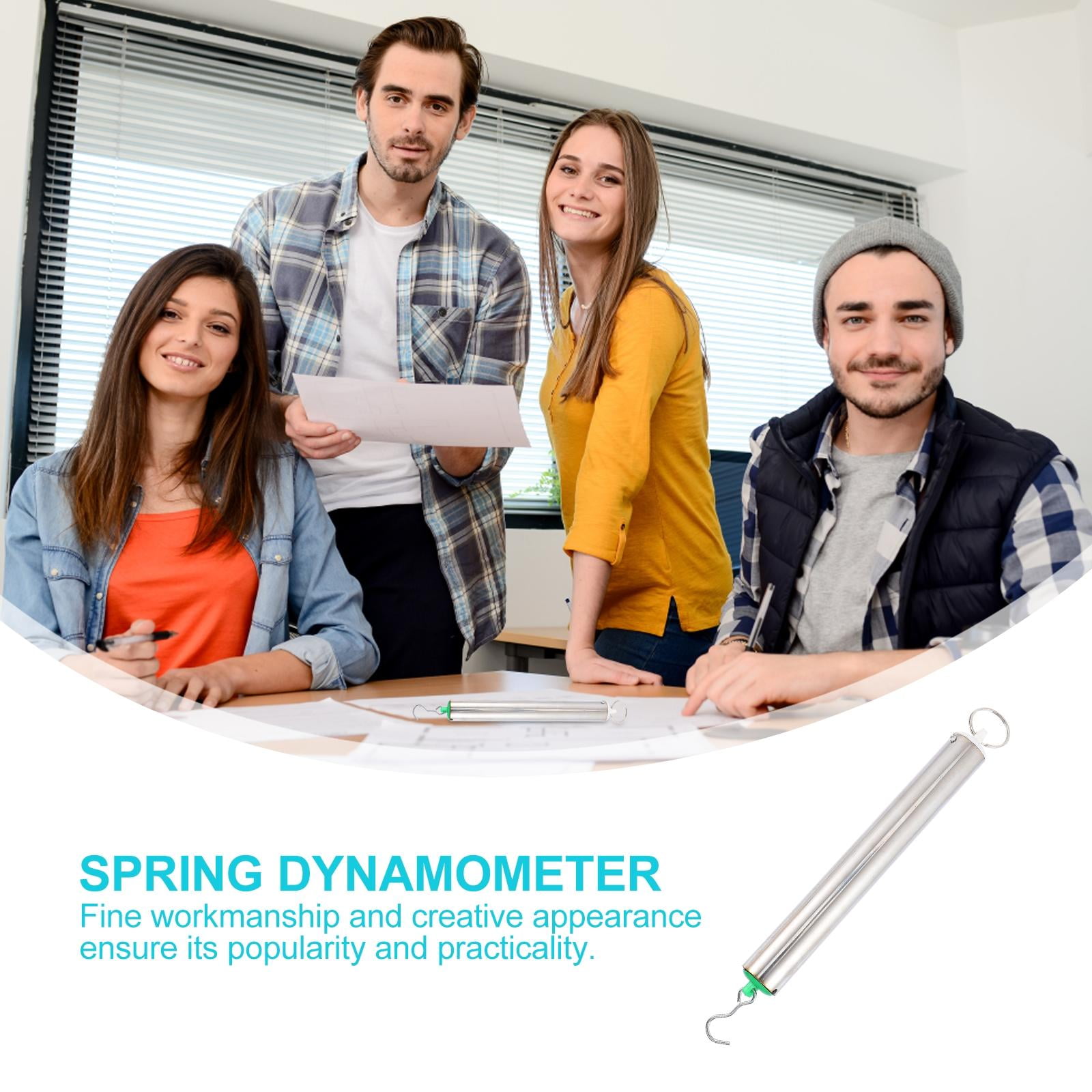 YOSADIER 2Pcs Cylindrical Dynamometer High Precision Spring Scale ...