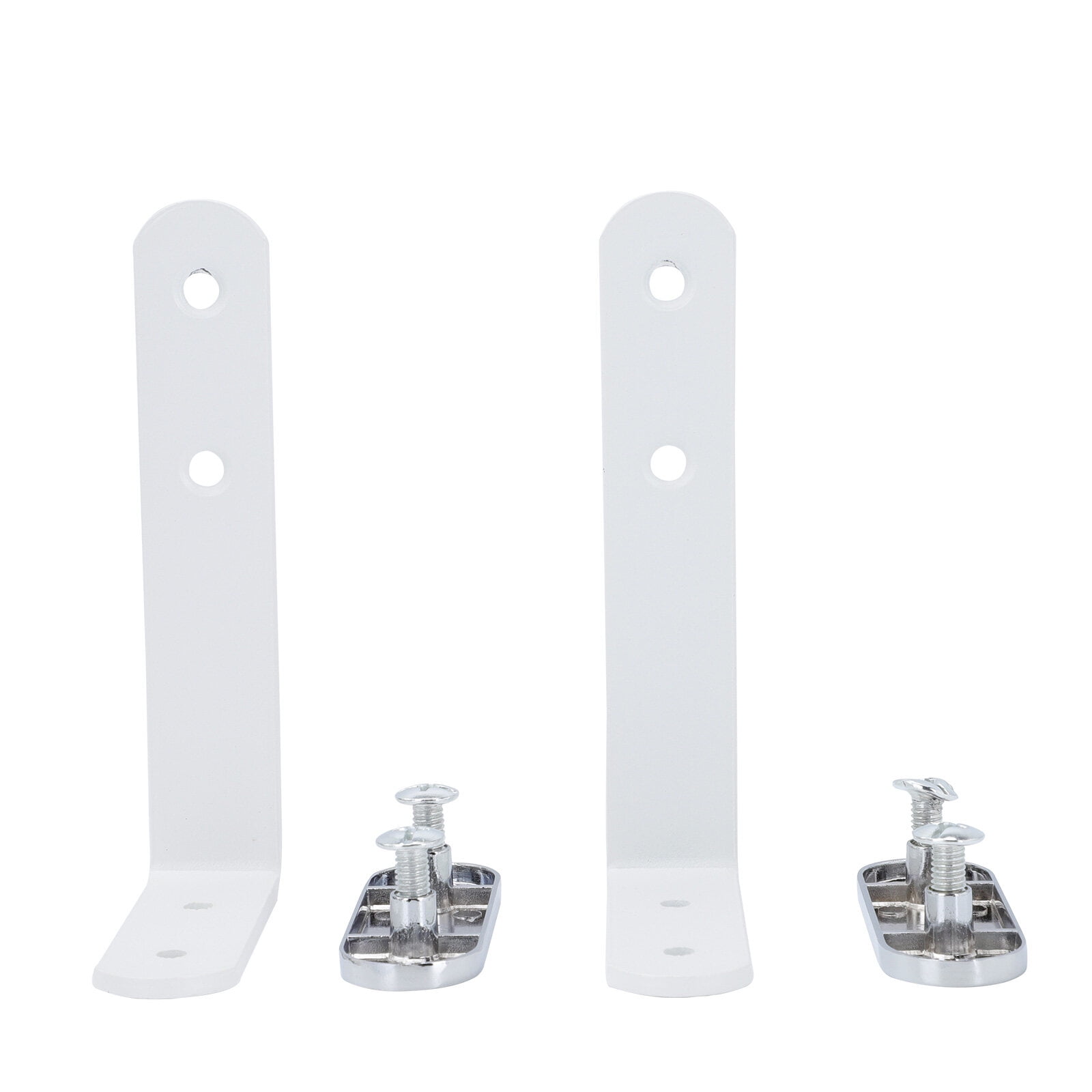 YOSADIER 2Sets Iron Corner Braces White Steel L-Shaped for Office Desk ...