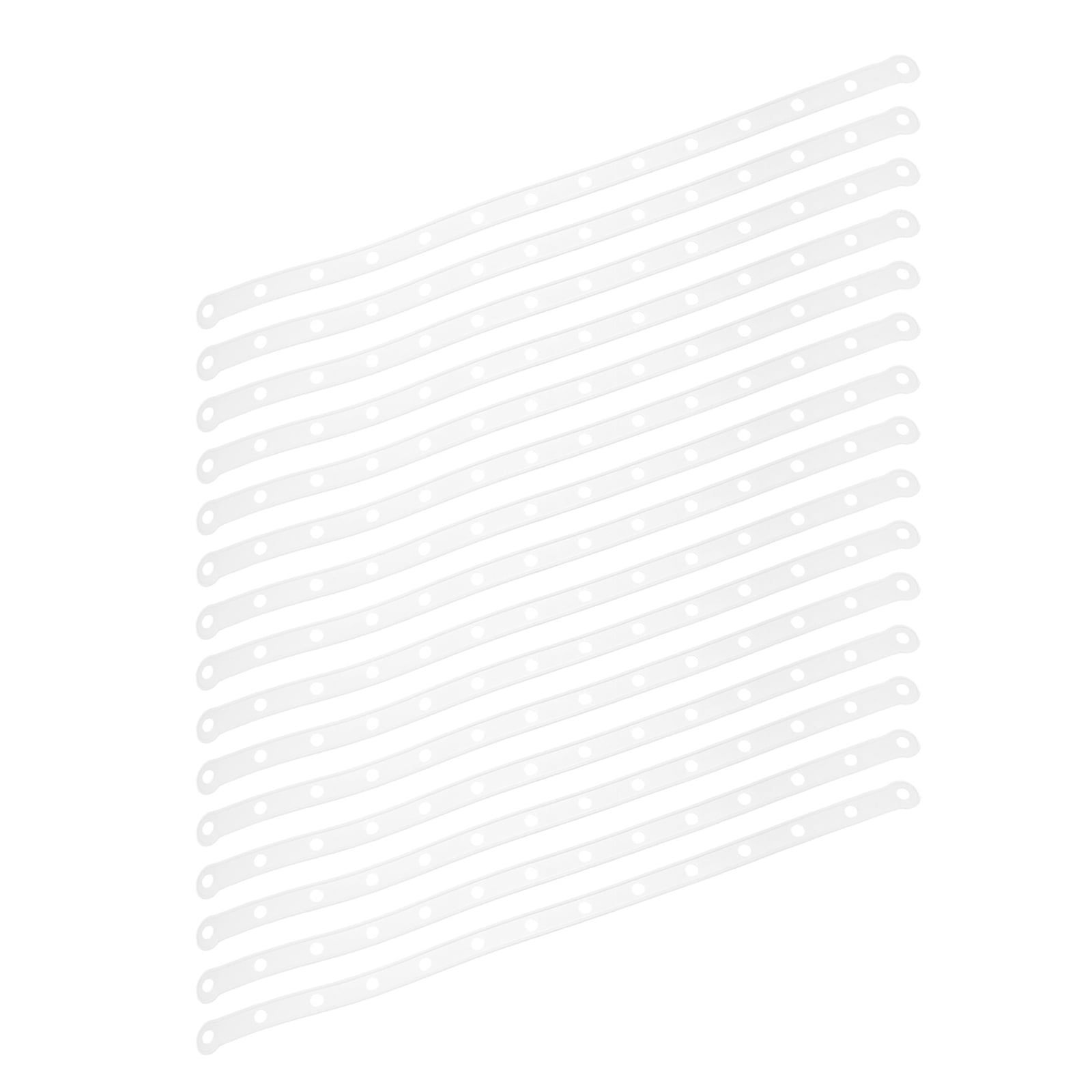 YOSADIER 30Pcs White Plastic Garment Hanger Connector Strips Easy to ...