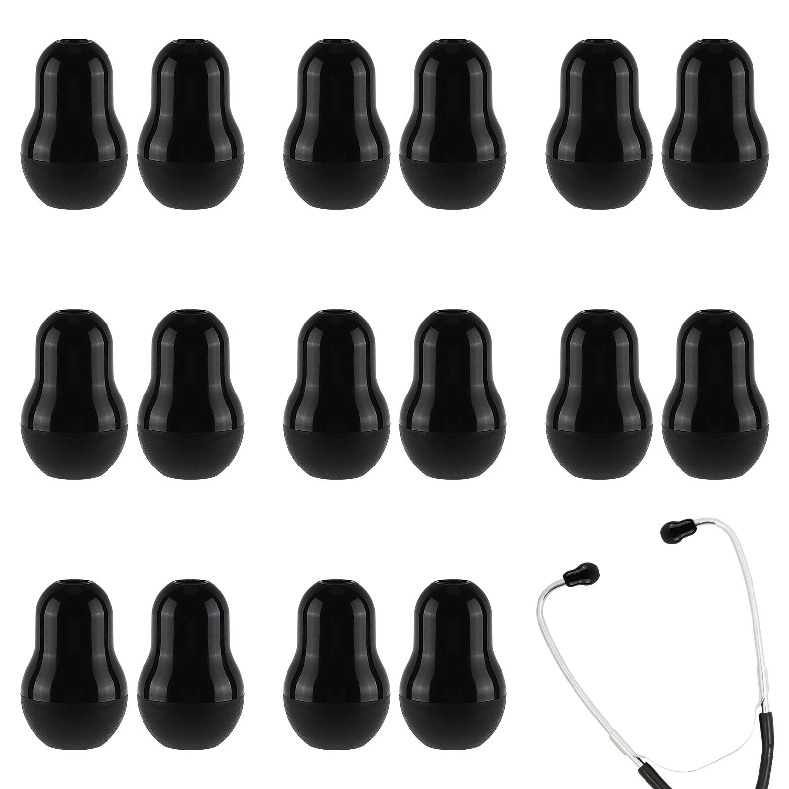 YOSADIER 35Pack Small Ear Plugs Replacement Earbuds for Doctors ...