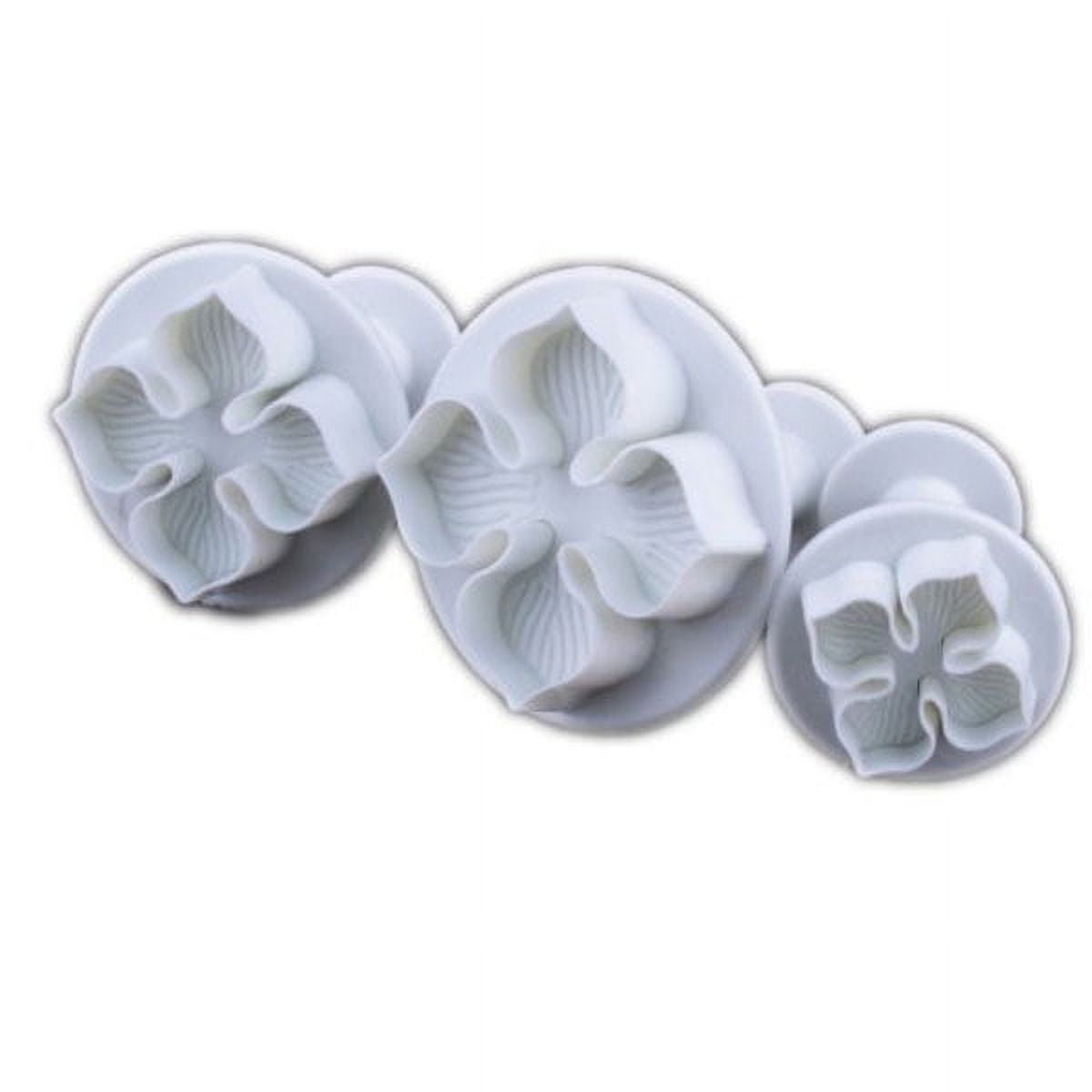 YOSADIER 3Pcs Cookie Plunger Molds Hydrangea Shaped for Fondant and ...