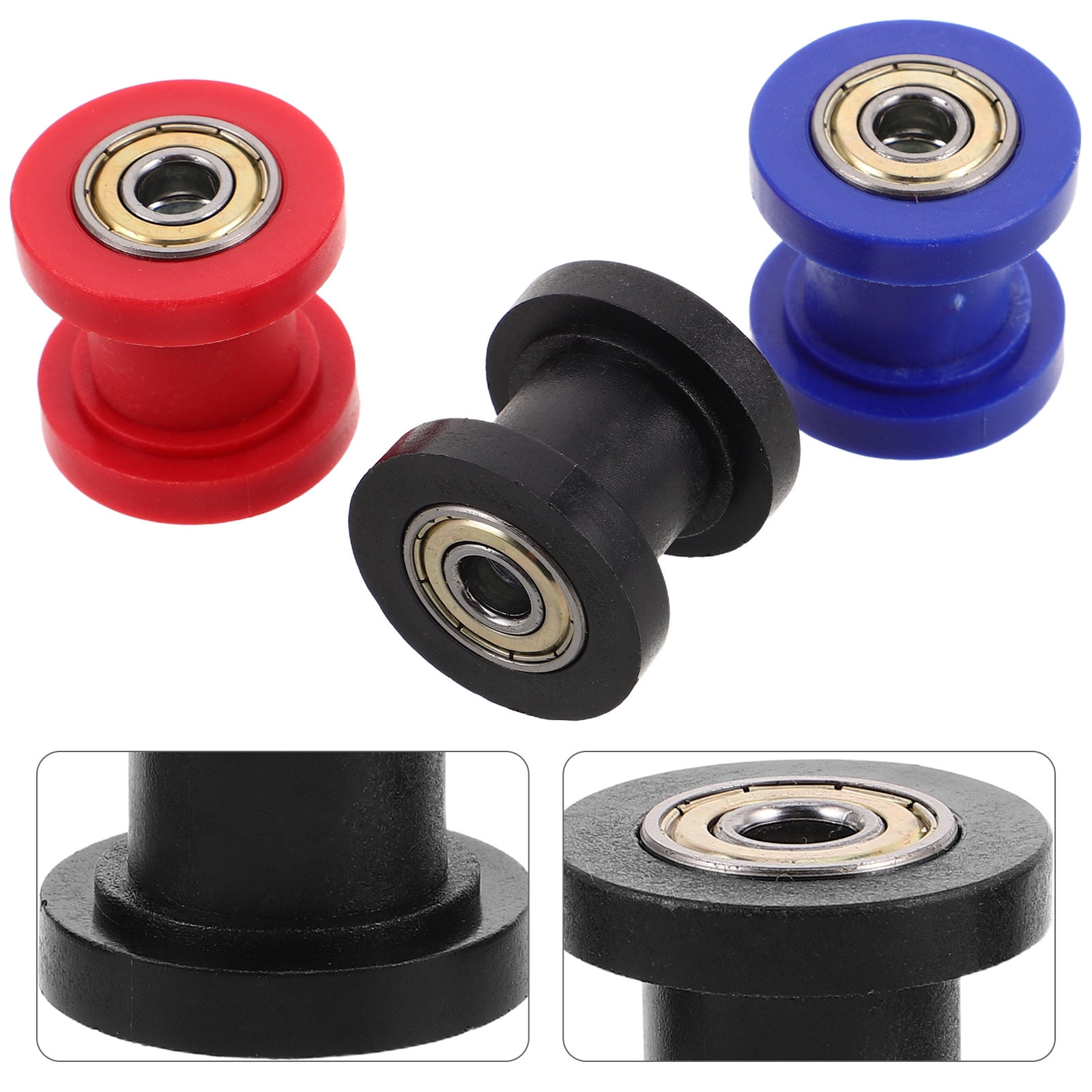 YOSADIER 3pcs Heavy Duty Metal Chain Adjuster Guide Wheel Rollers for ...