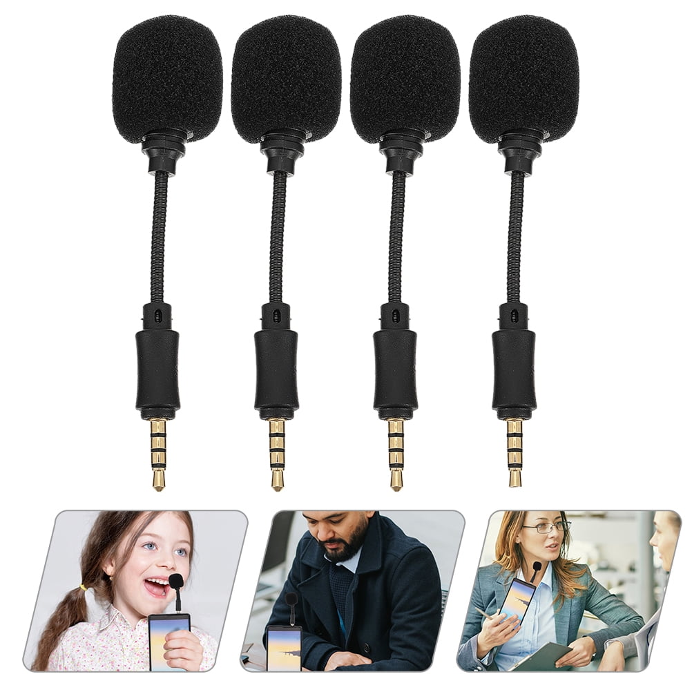 YOSADIER 4Pcs Microphone with Noise Reduction for Recording - Walmart.com