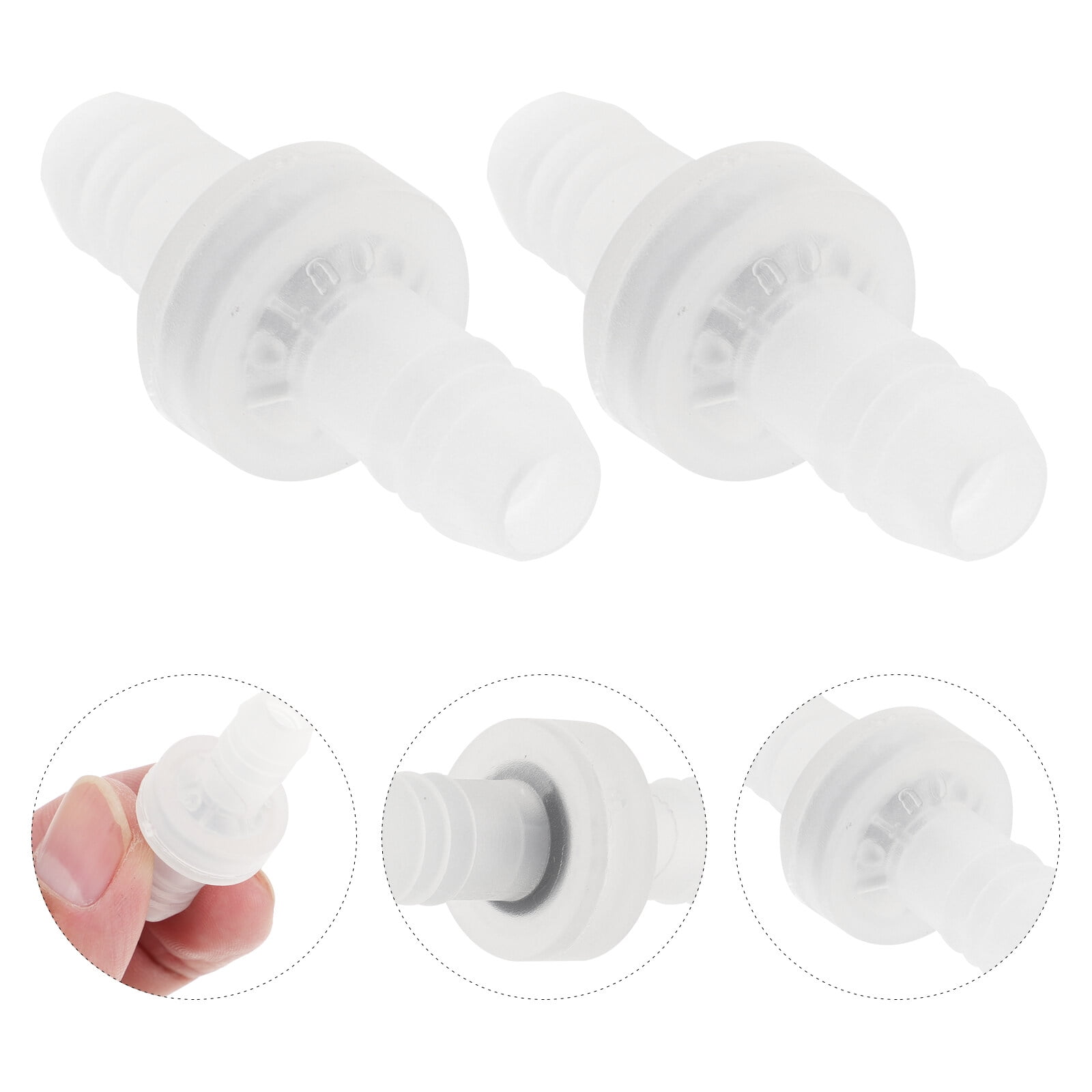 YOSADIER 4Pcs White Plastic Check Valve for Household Appliances ...