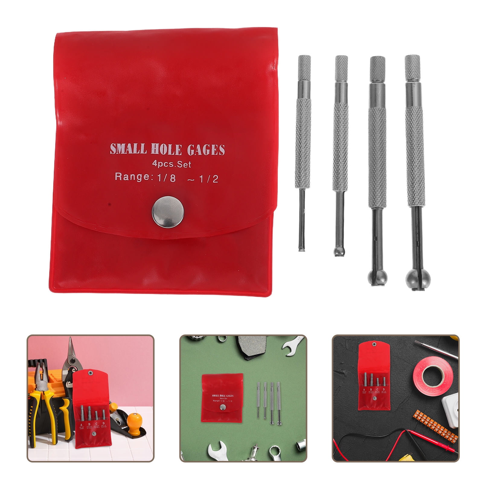YOSADIER 4-Piece Steel Gap Gauge Set for Precision Industrial ...