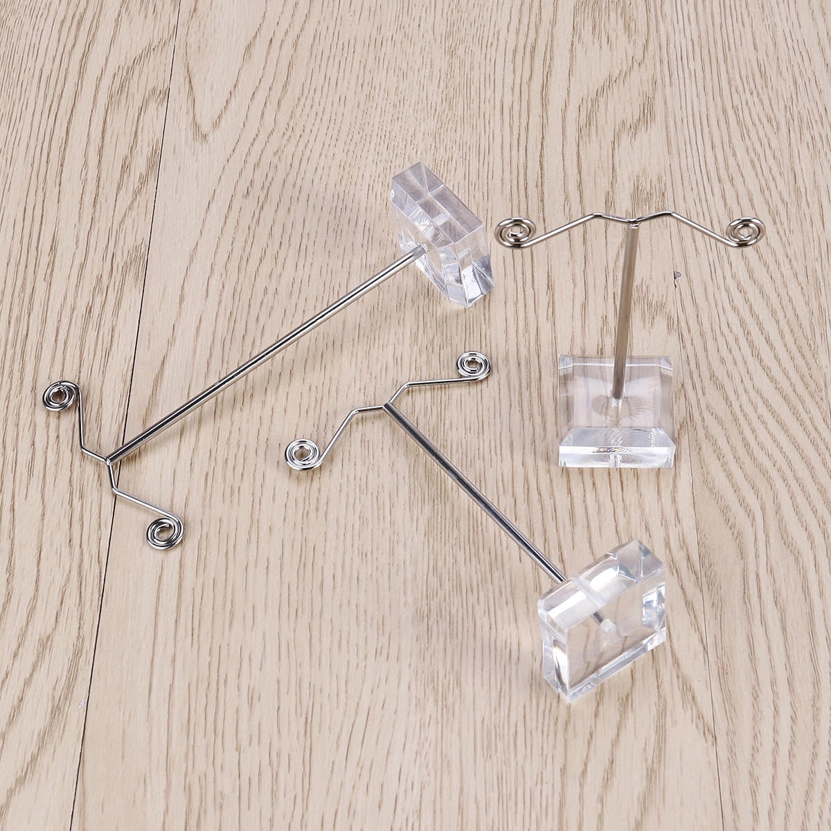 YOSADIER 6Pcs Small Earring Stand Metal and Acrylic Display Props for ...