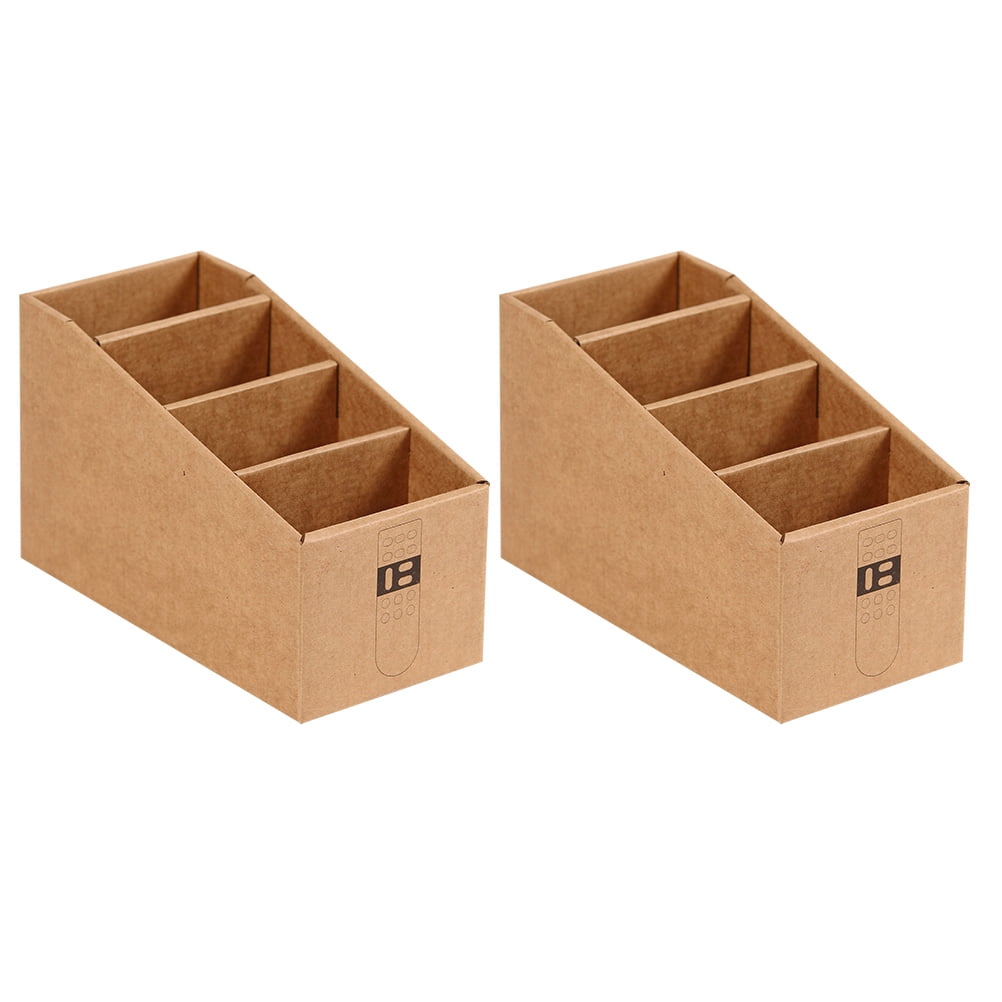 YOSADIER 7.86X4.91X3.93in Light Brown Paper Storage Holders 2Pcs for ...