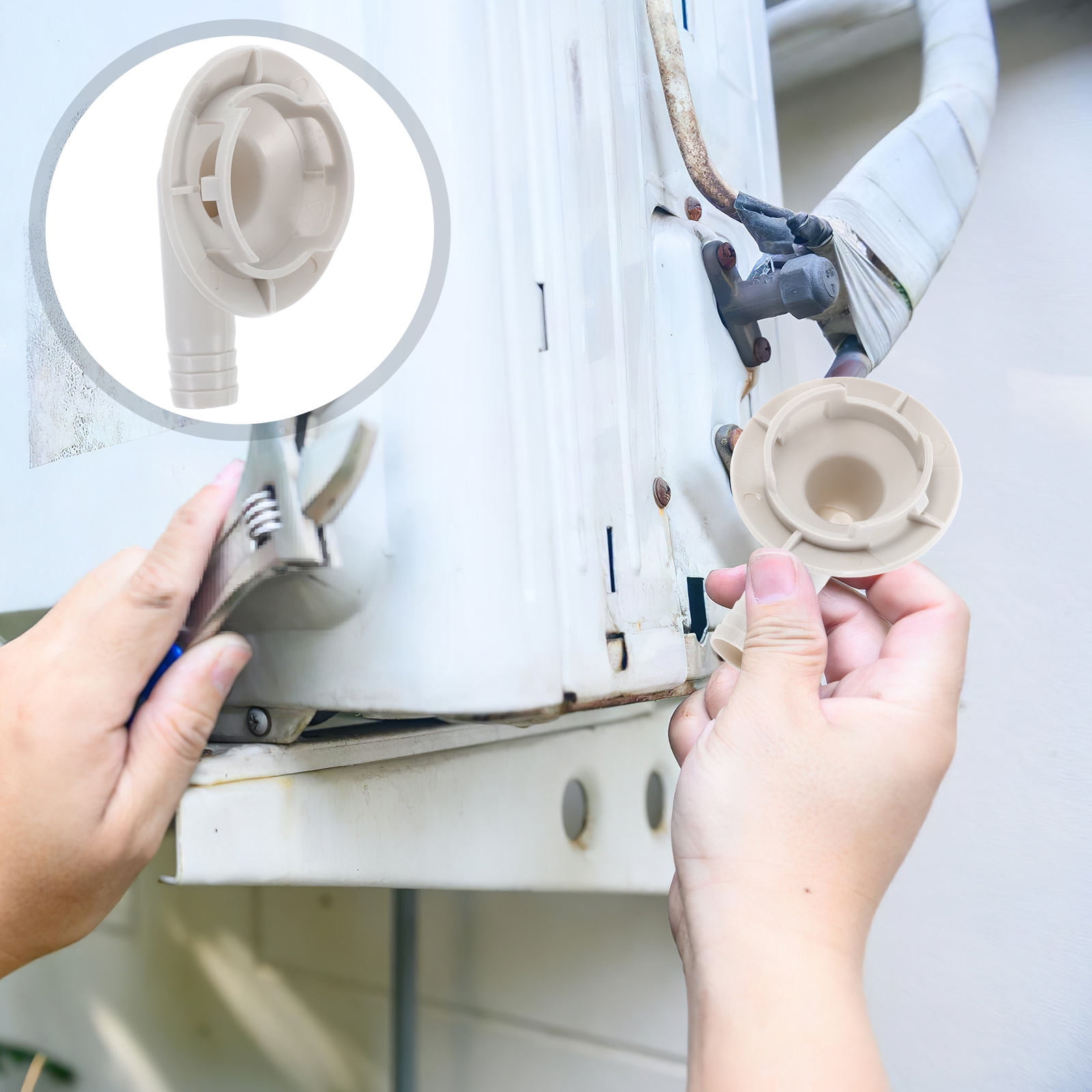 YOSADIER Air Conditioner Drain Hose Connector Elbow Fitting for ...
