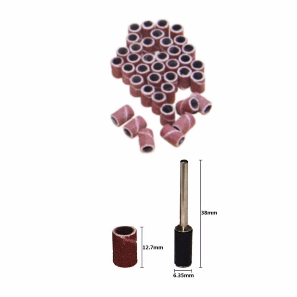 YOSADIER Drill Accessories 102Pcs Cylindrical Drum Sanding Kit for ...