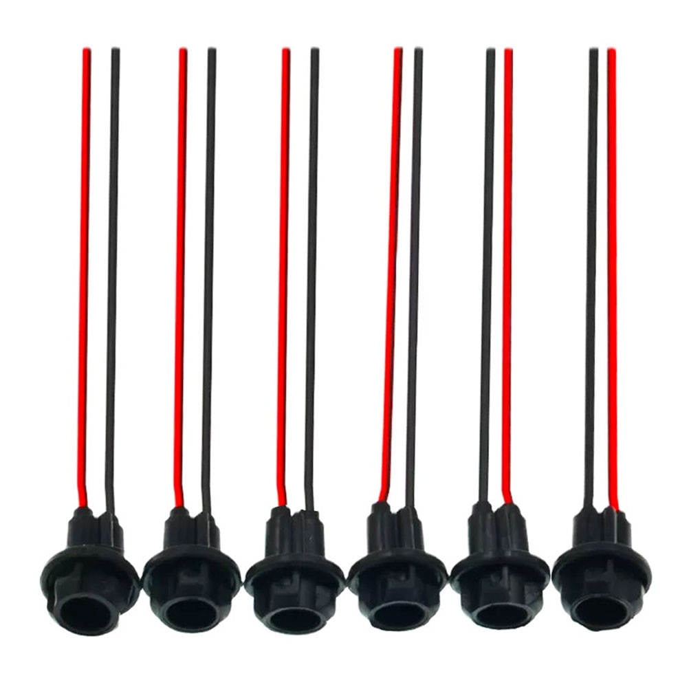 YOSADIER Lamp Socket Connector Black PVC for Headlight Bulb Socket and ...