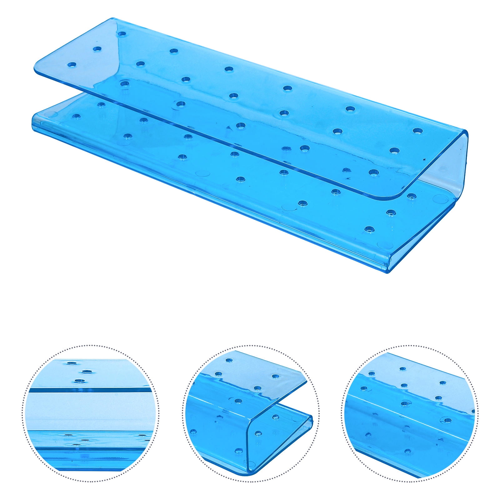 YOSADIER Lollipop Rack for Supermarket 1Set Transparent Blue PP ...