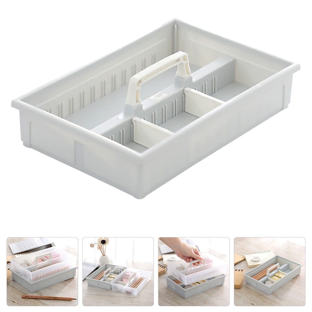 YOSADIER Office Storage 1Set Rectangular Plastic Box for Desk File Organizer - Walmart.com