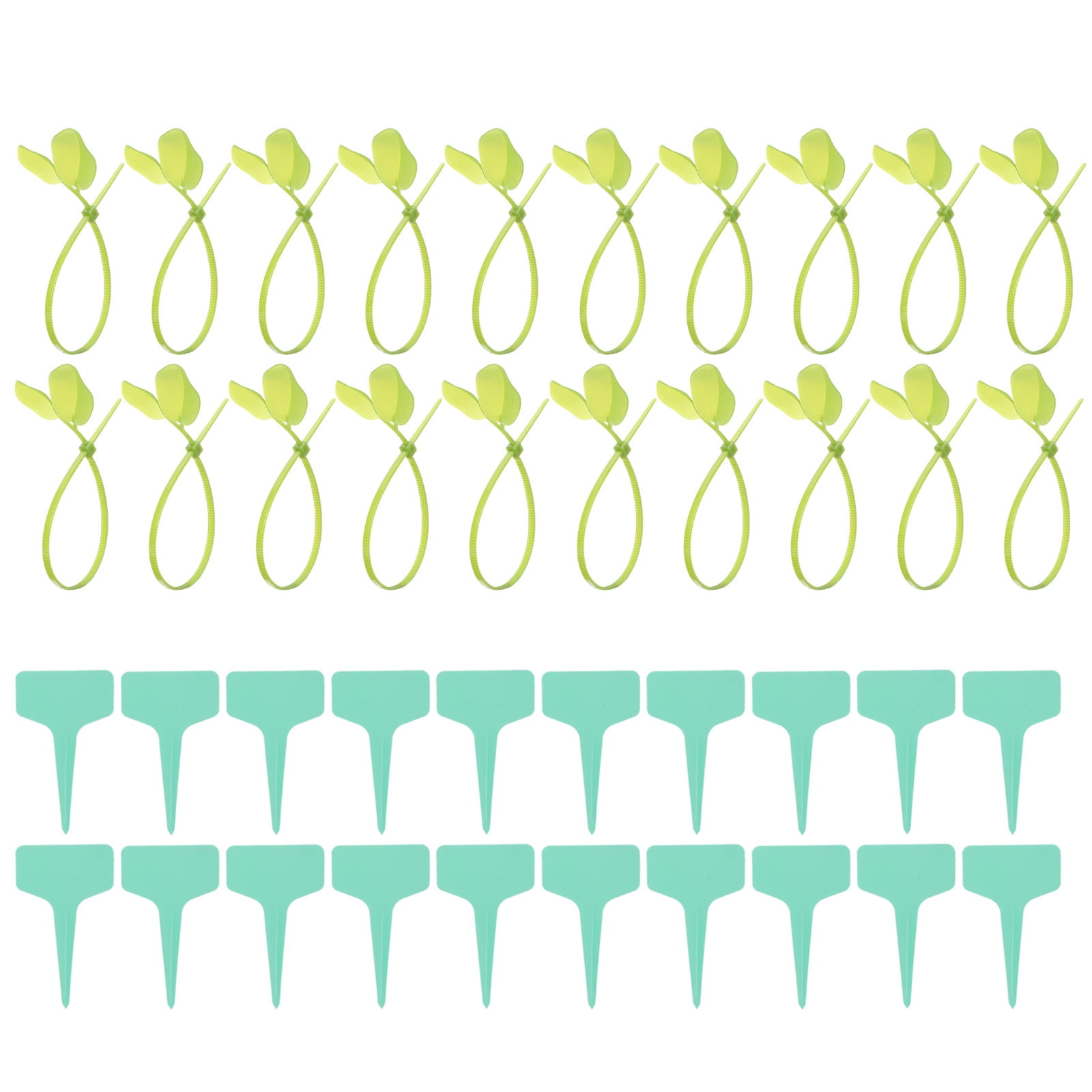 YOSADIER Plants Label 1 Set 20 Plant Wire Ties and 20 Labels for Tying ...