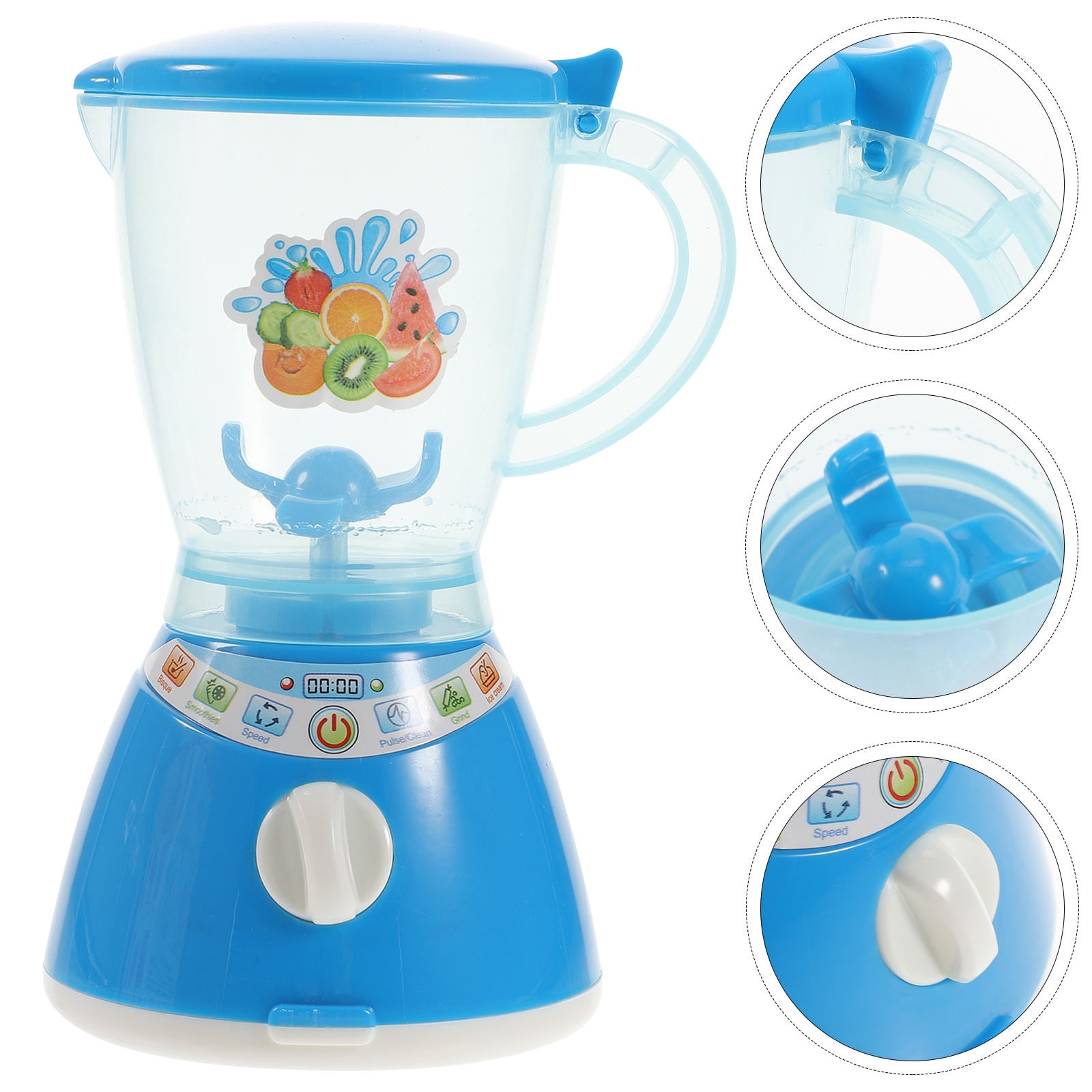 YOSADIER Kids Play Mini Blender Plastic Educational Toy Indoor Play ...