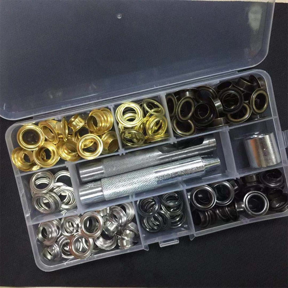 YOSADIER Sewing Grommets for Diy Crafts Projects 100 Sets of Grommets ...