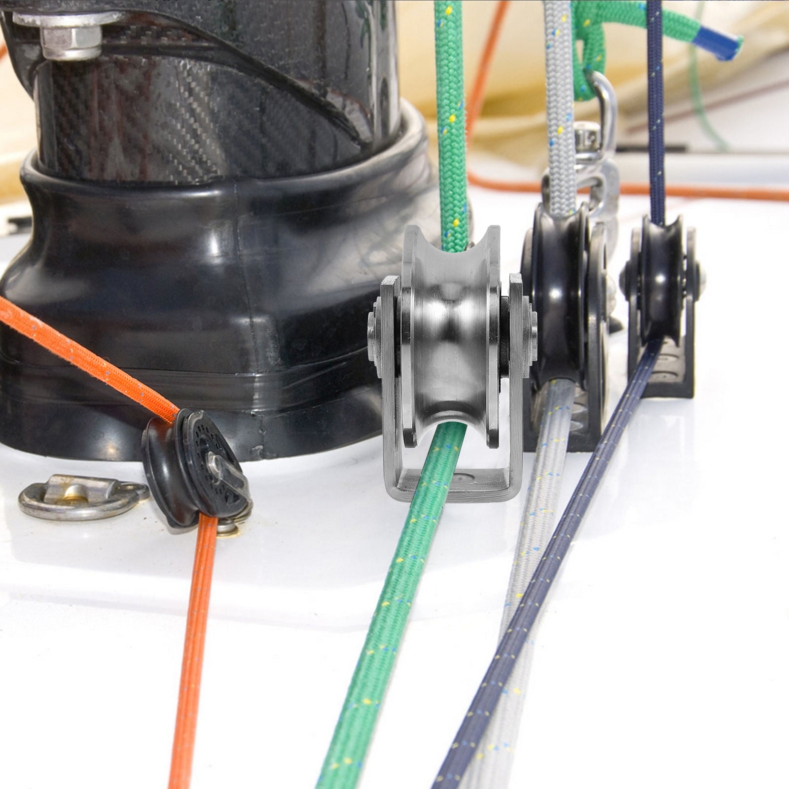 YOSADIER Stainless Steel Lift Pulley with 22mm Groove Width for Home ...