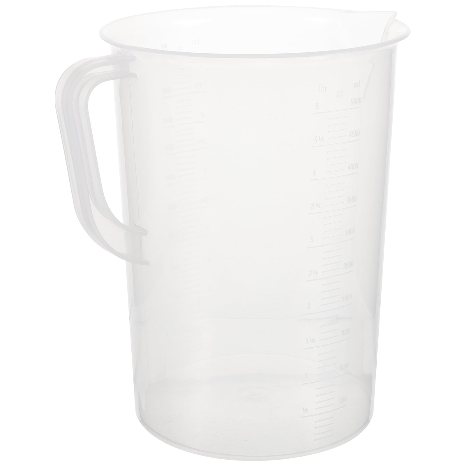 YOSADIER Transparent Plastic Measuring Cup with Graduated Surface for ...