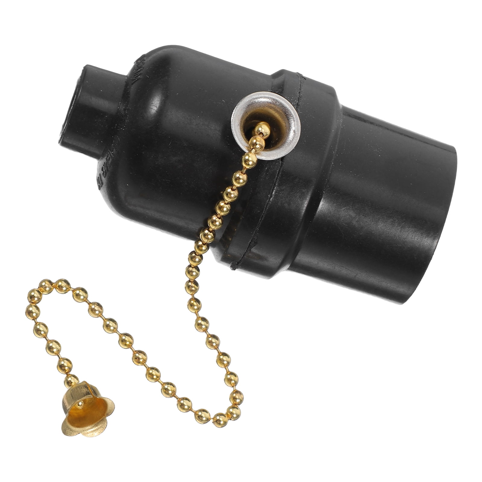 YOSADIER Vintage Style Light Socket with Pull Chain, Black E26 Base ...