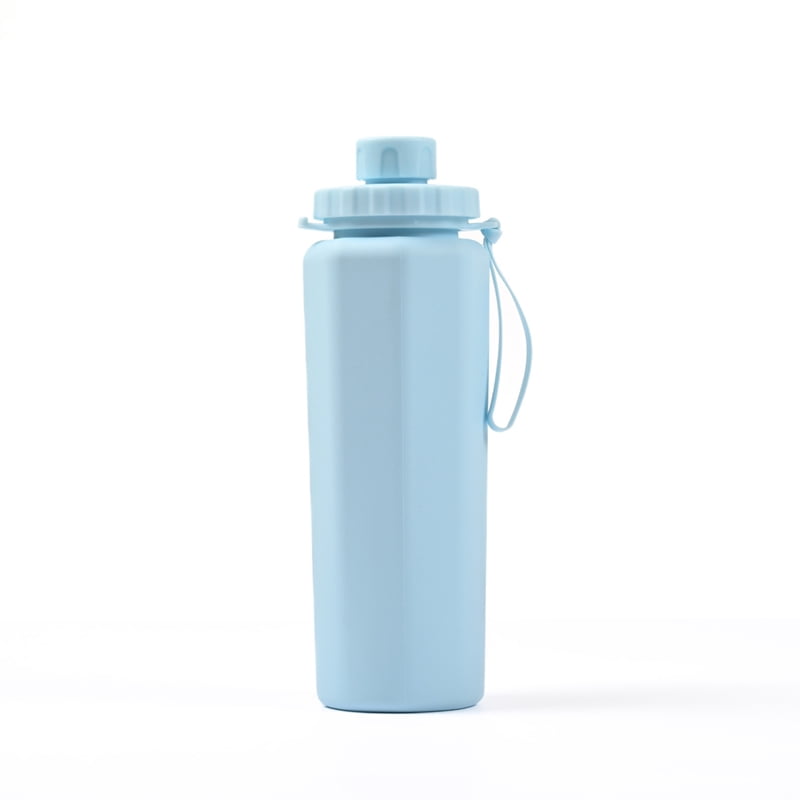 YOSANG Collapsible Water Bottles 21oz (600mL), Foldable Platinum ...