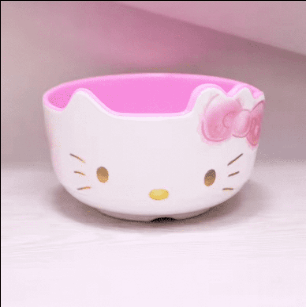 YOSENING Cute Cartoon Hello Kitty Soup Bowls Set - Creative Tableware ...