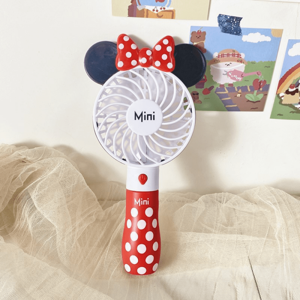 YOSENING Cute Mickey_Mouse Portable Handheld Fan - 3-Speed Mini ...