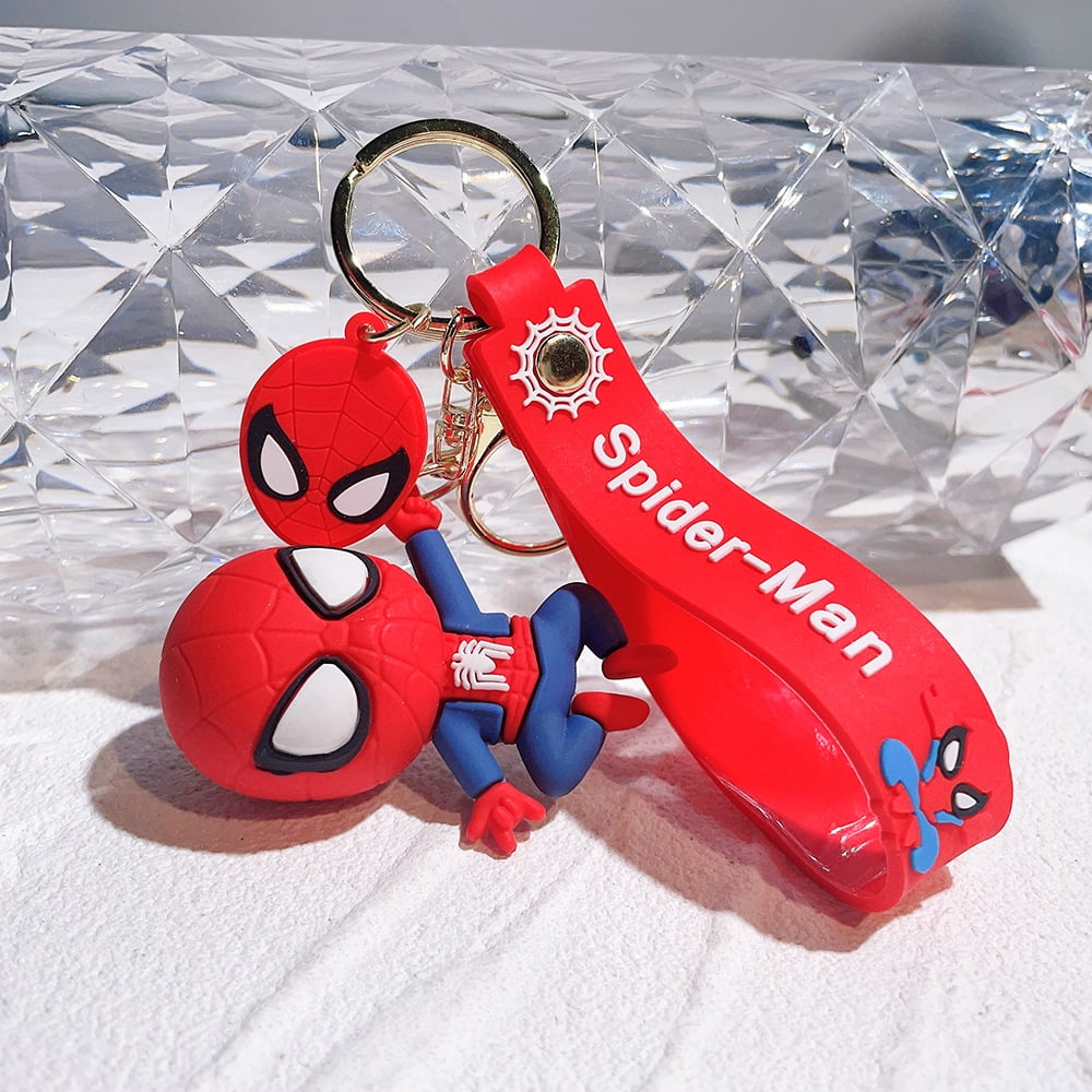 YOSENING Spiderman Superhero Keychain - Cartoon Spider-Inspired ...